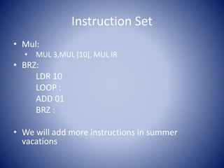 Simulator For Computer Architecture | PPTX