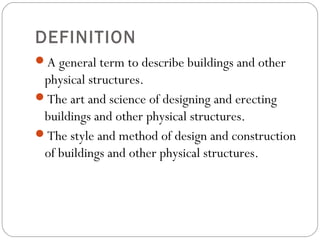 Architecture | PPT