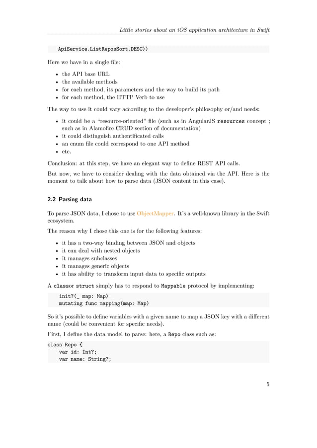 Ios Swift Application Architecture Pdf