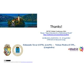 An Architecture based on Linked Data technologies for the Integration of OER in MOOCs Context ...