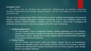 Computer Architecture and Organization, CPU | PPTX