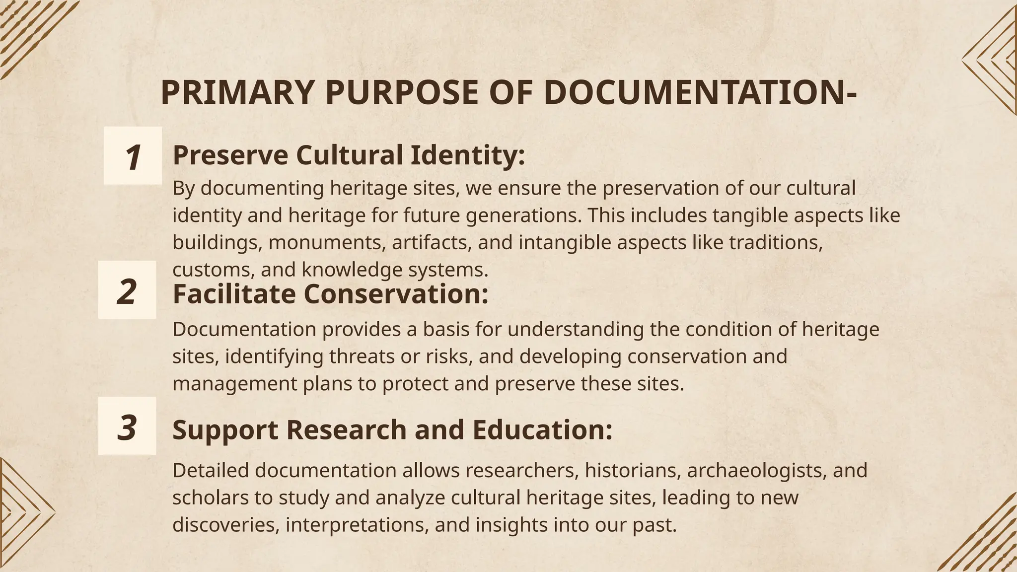 documentation of cultural heritage sites.pptx | 3-D Graphics | Computer ...