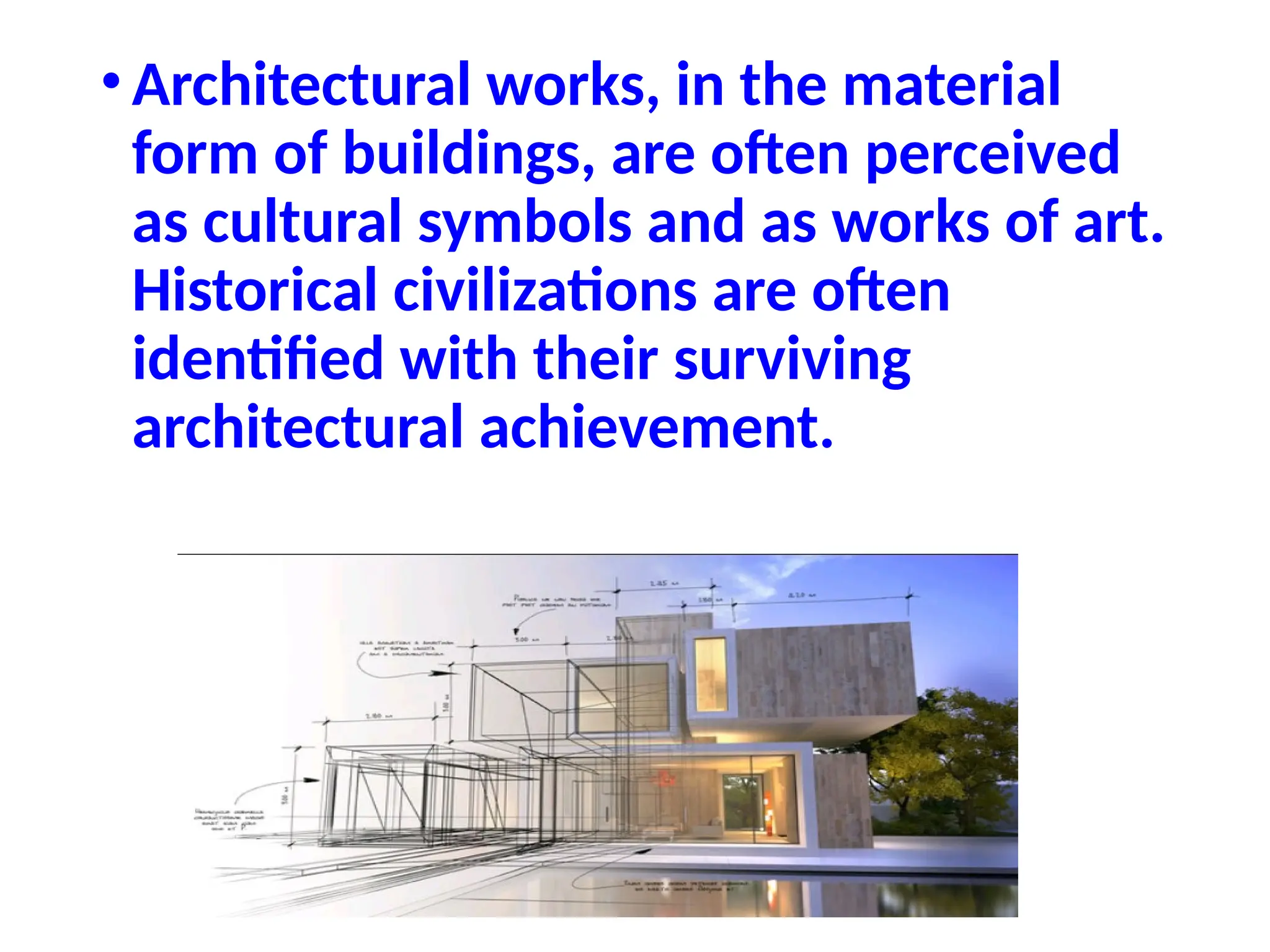 Architecture.pptx on visual arts/ characteristics | PPT