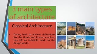 architecture arts and appreciation subject | PPTX