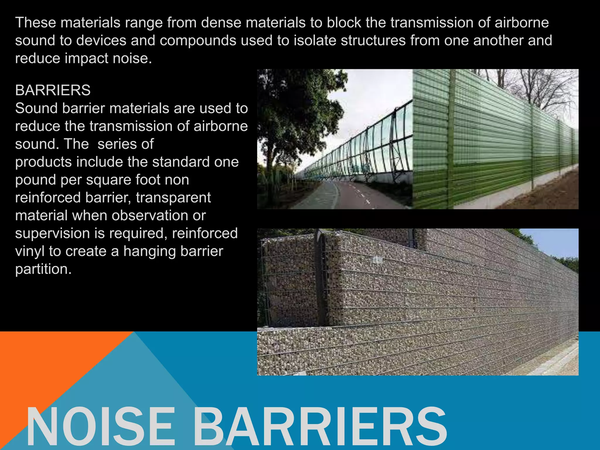 Architecture acoustical materials | PPTX