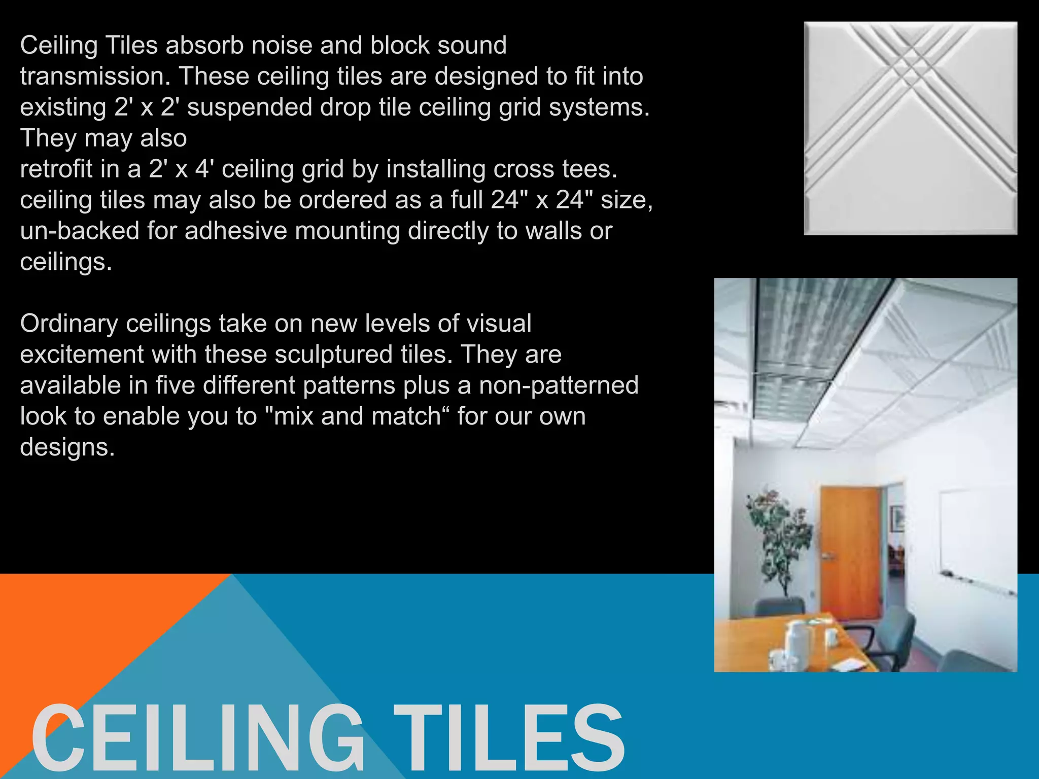 Architecture acoustical materials | PPTX