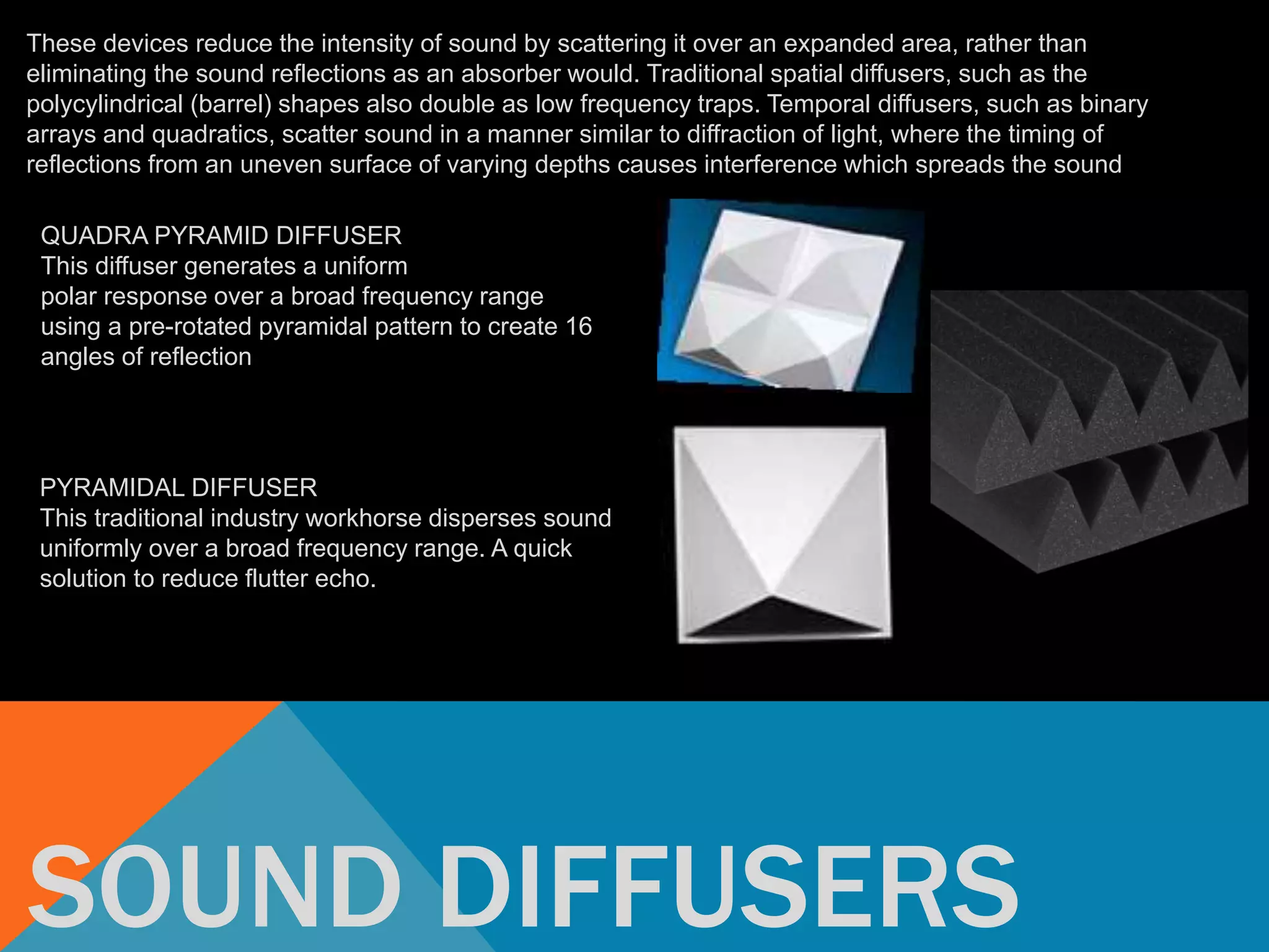 Architecture acoustical materials | PPTX
