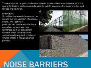 Architecture acoustical materials | PPTX