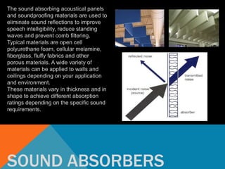 Architecture acoustical materials | PPTX
