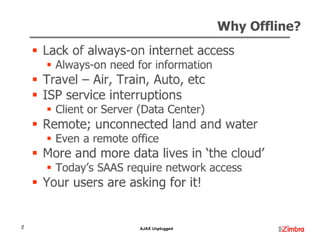 Architecture and Tips for Taking Web Applications Offline | PPT
