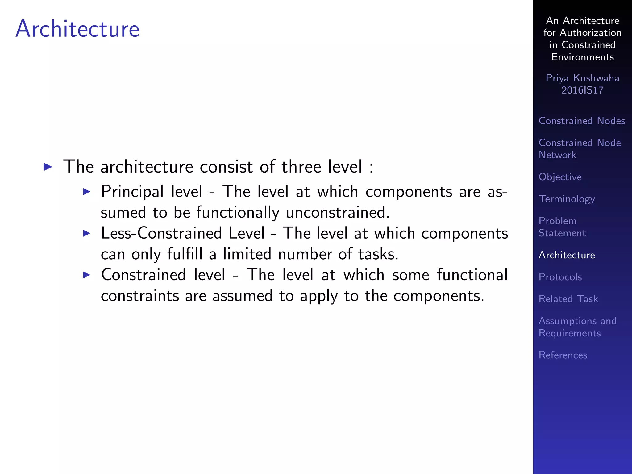 Architecture authorization-constrained | PPT