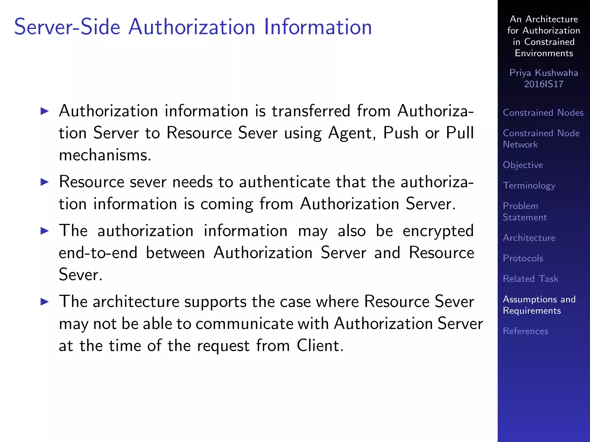 Architecture authorization-constrained | PPT