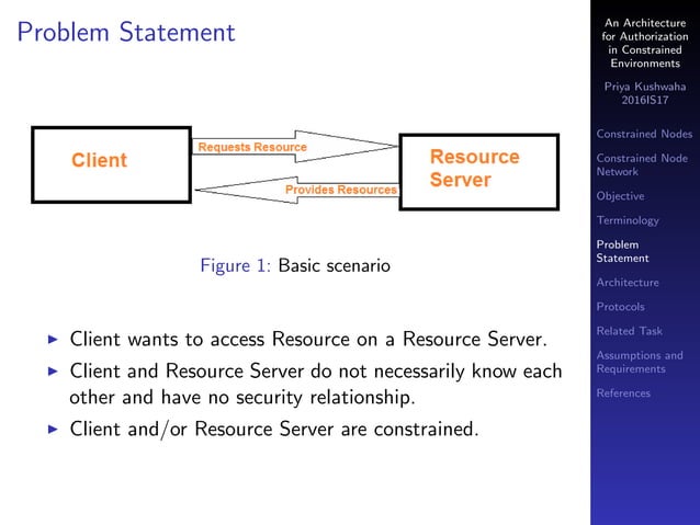 Architecture Authorization Constrained Ppt
