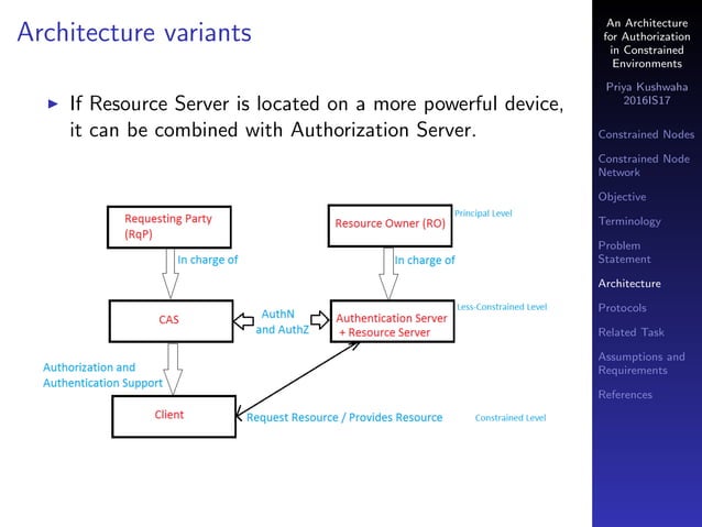 Architecture Authorization Constrained Ppt