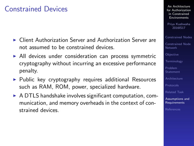 Architecture authorization-constrained | PPT