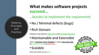 Architecture, patterns, principles and practices | PPTX