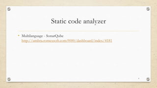 Architecture analysis by Maxym Shabatura | PPT