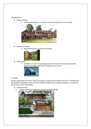 Architecture and climate | PDF