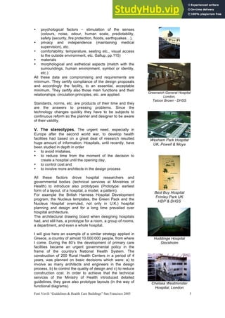 ARCHITECTURE AND DESIGN-Guidelines And Health Care Building | PDF ...