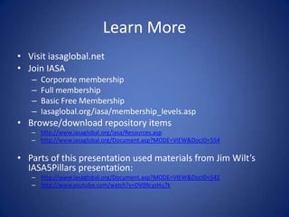 Architecture and Iasa Introduction | PPTX