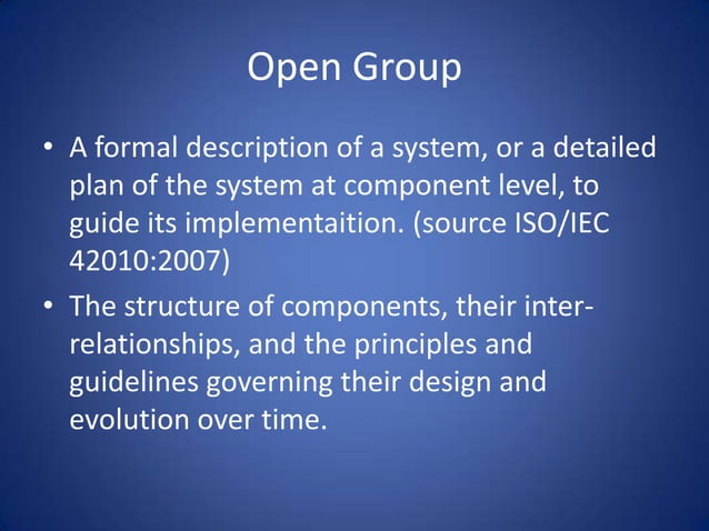Architecture and Iasa Introduction | PPTX | Computer Software and Applications | Computing