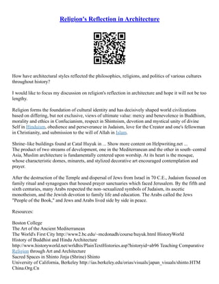 Architecture And Modern Architecture | PDF