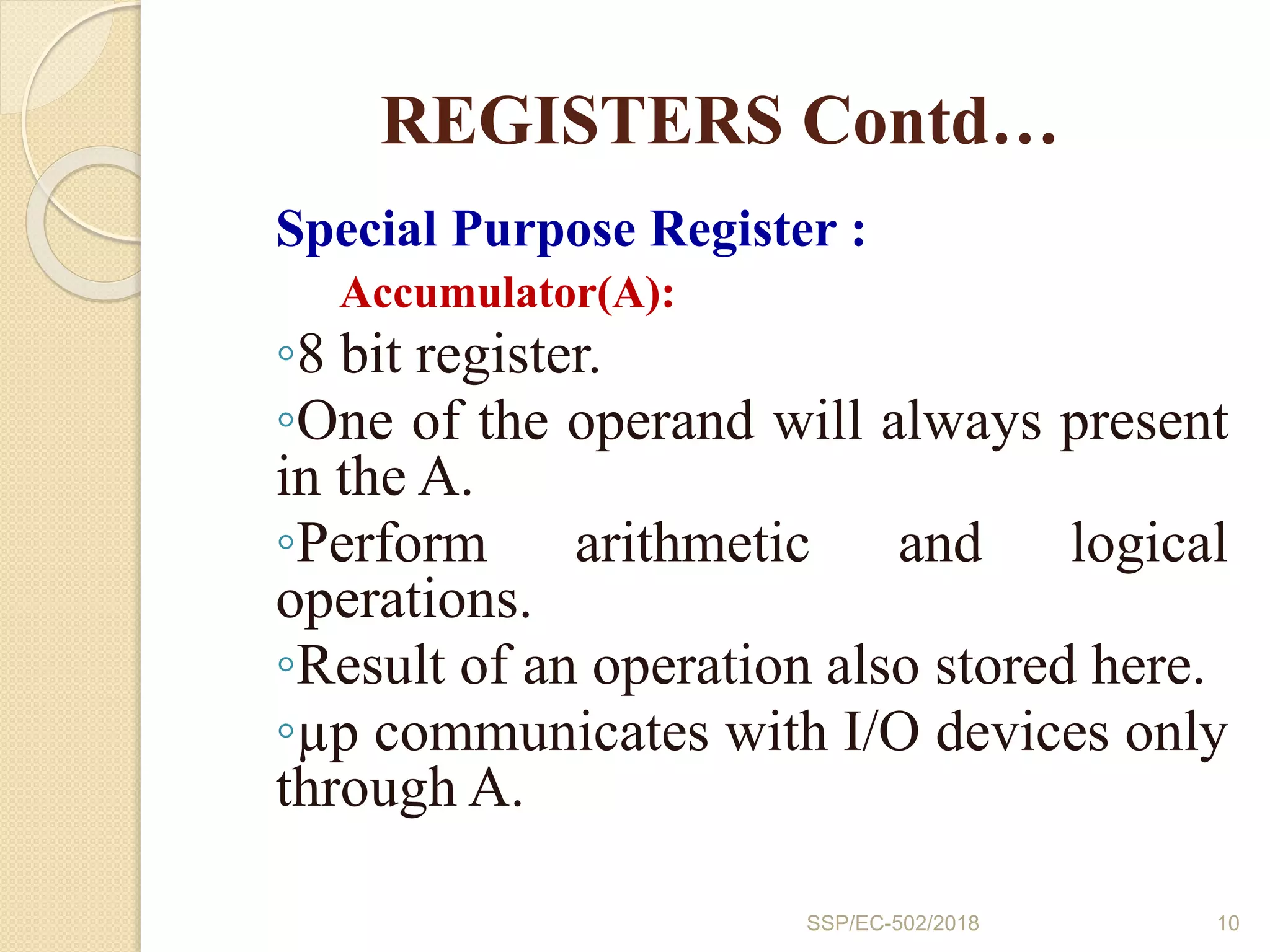 Architecture and pin diagram of 8085 | PPTX