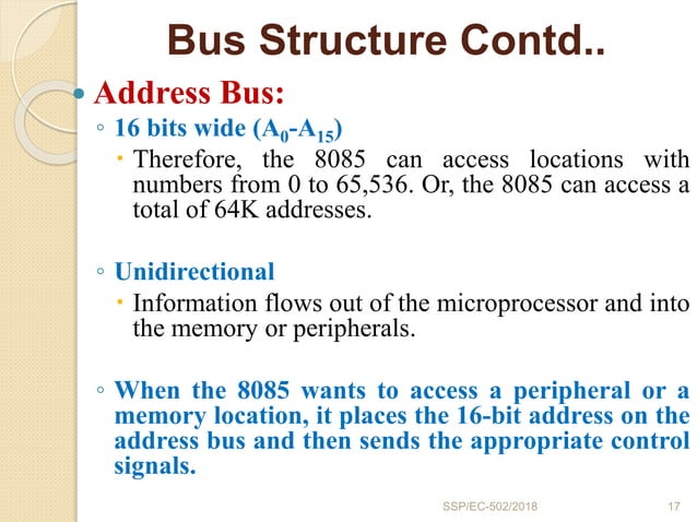 Architecture and pin diagram of 8085 | PPTX