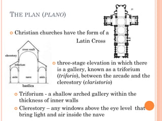 (Romanesque) Architecture - English vocabulary | PPTX | Design | Fine Art