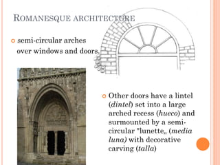 (Romanesque) Architecture - English vocabulary | PPTX