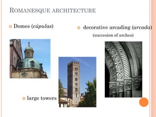 (Romanesque) Architecture - English vocabulary | PPTX