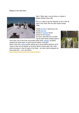Architecture and urban heat island | PDF
