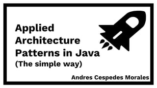 Software Architecture Applied Patterns | PPT