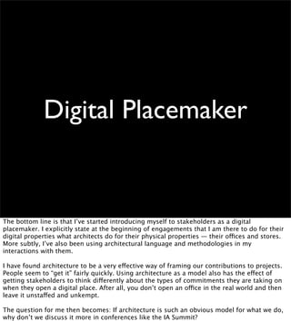 Architecture as a model | PDF