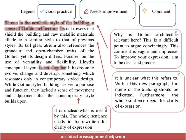 Architecture Assignment Help | PPTX
