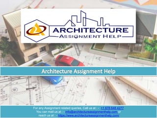 Architecture Assignment Help | PPT