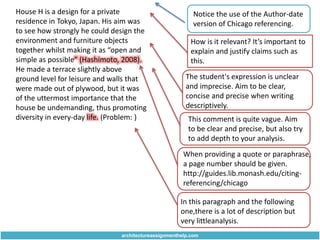 Architecture Assignment Help | PPT