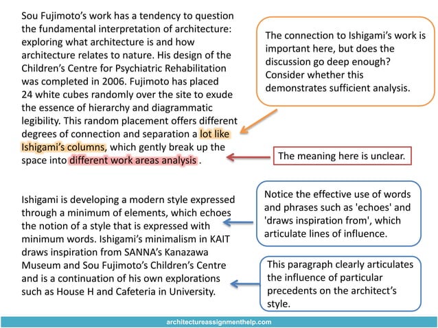Architecture Assignment Help | PPT
