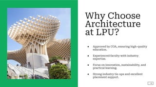 Architecture at LPU.pdf Lovely proferssional university | PDF