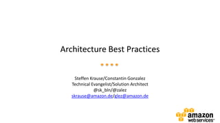 Architecture Best Practices | PPT