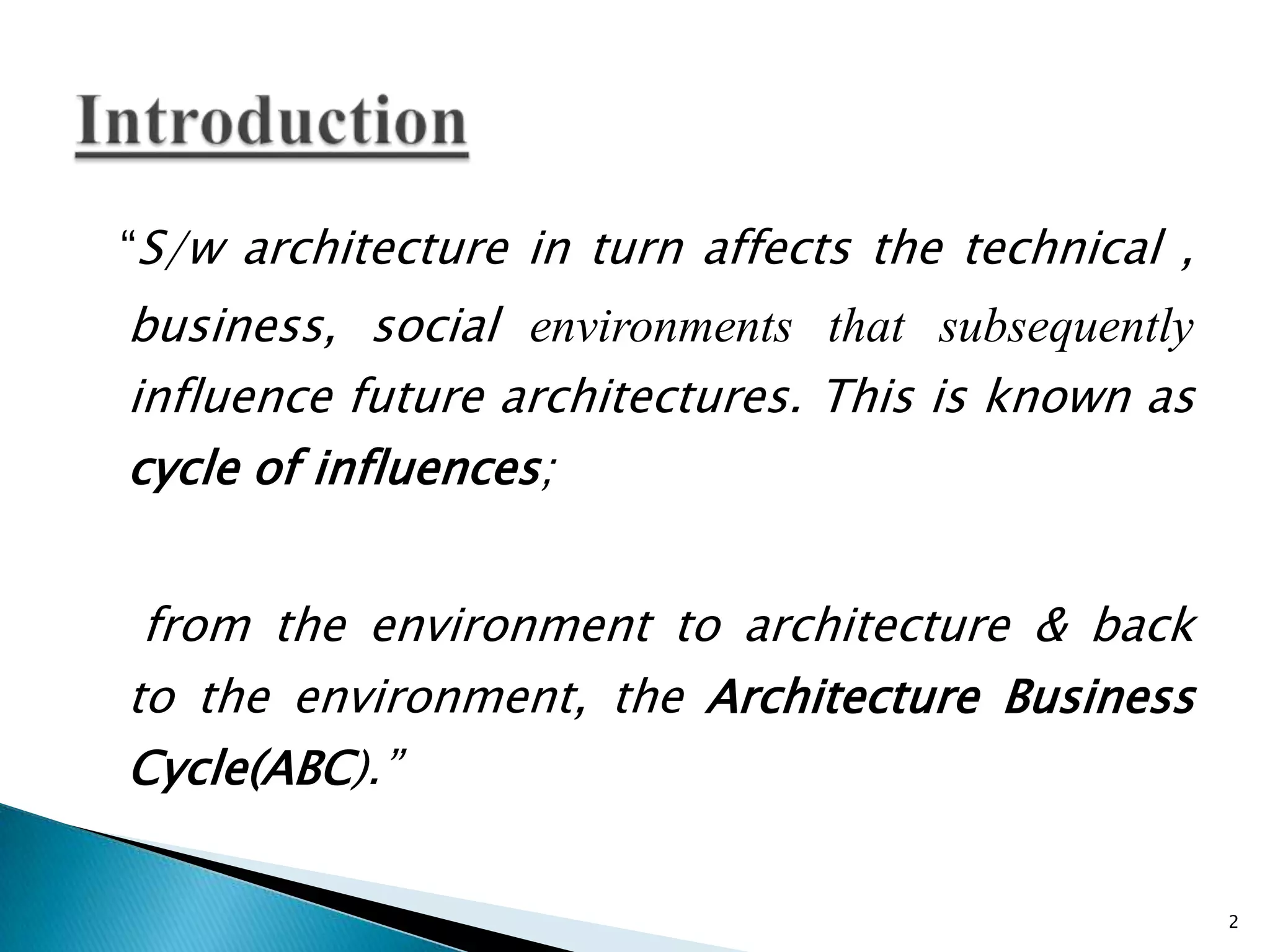 Architecture business cycle | PPTX