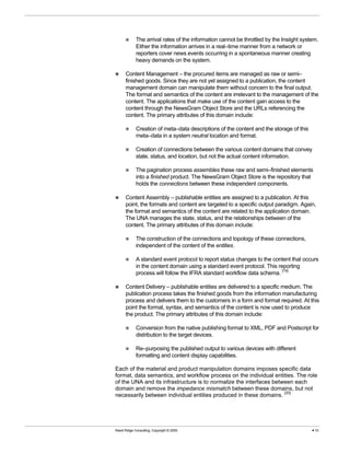 Architecture centered publishing systems | PDF