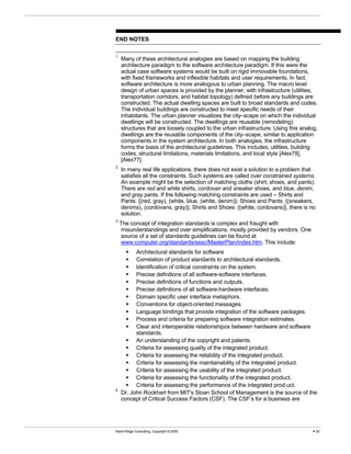 Architecture centered publishing systems | PDF