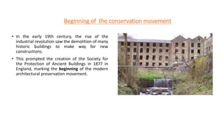 ARCHITECTURE CONSERVATION for history.pptx