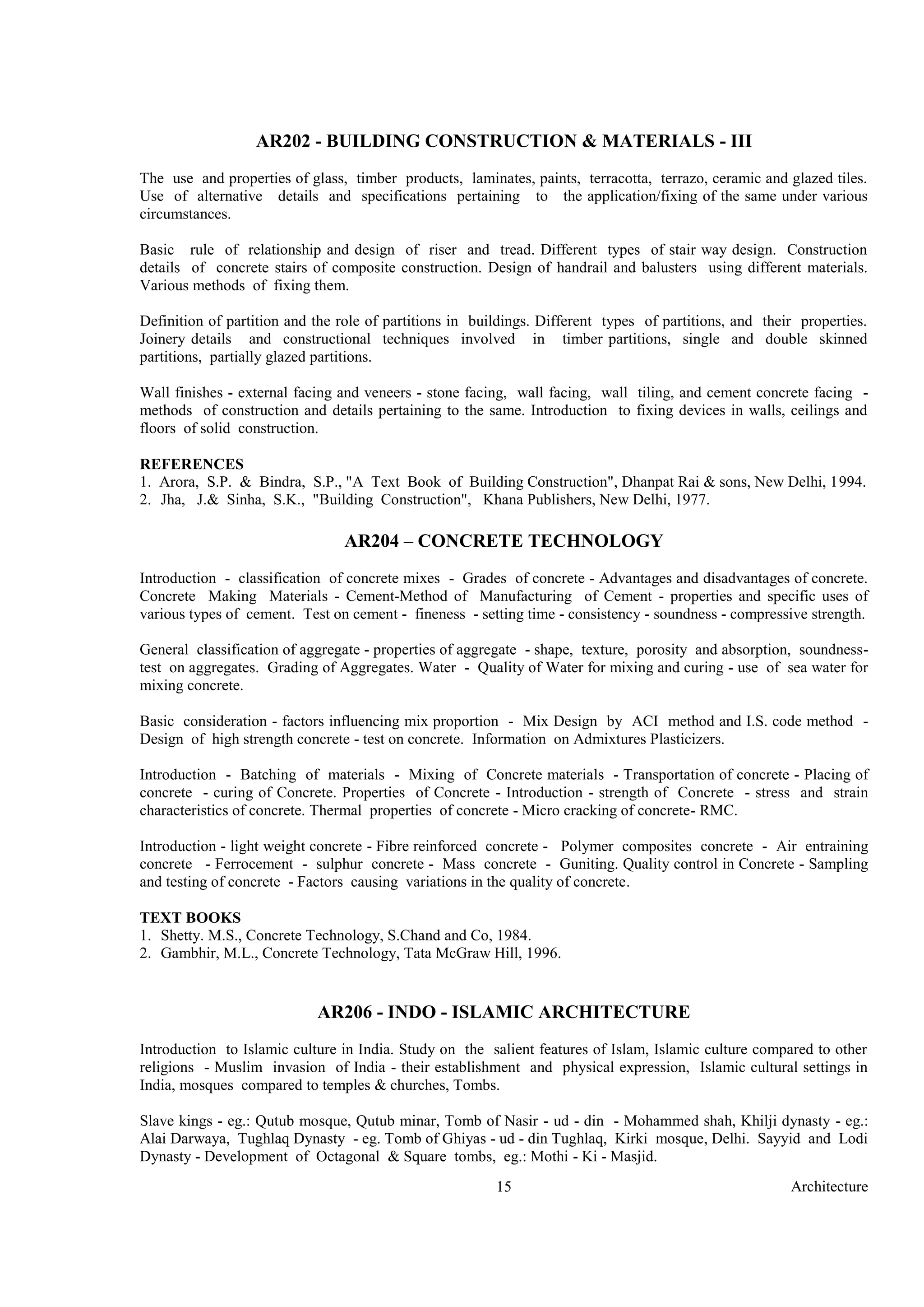 Architecture curriculum | PDF | Secondary Education | Education