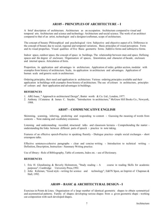 Architecture curriculum | PDF | Secondary Education | Education