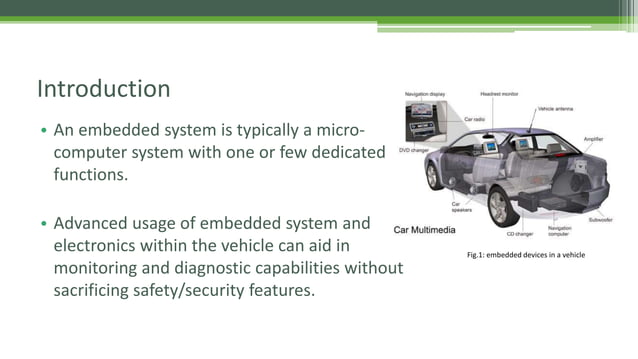 Architecture & data acquisition by embedded systems in automobiles seminar ppt | PPTX