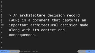 Architecture decision records | PPT