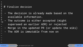 Architecture decision records | PPT
