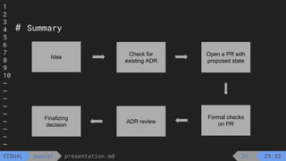 Architecture decision records | PPTX | Databases | Computer Software ...